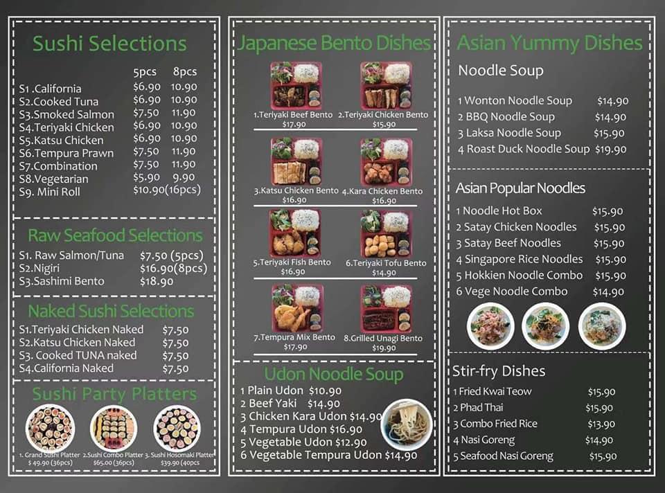 Menu at Red Breeze Restaurant, Tom Price