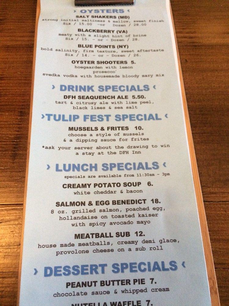 Menu at Pig & Publican, Lewes