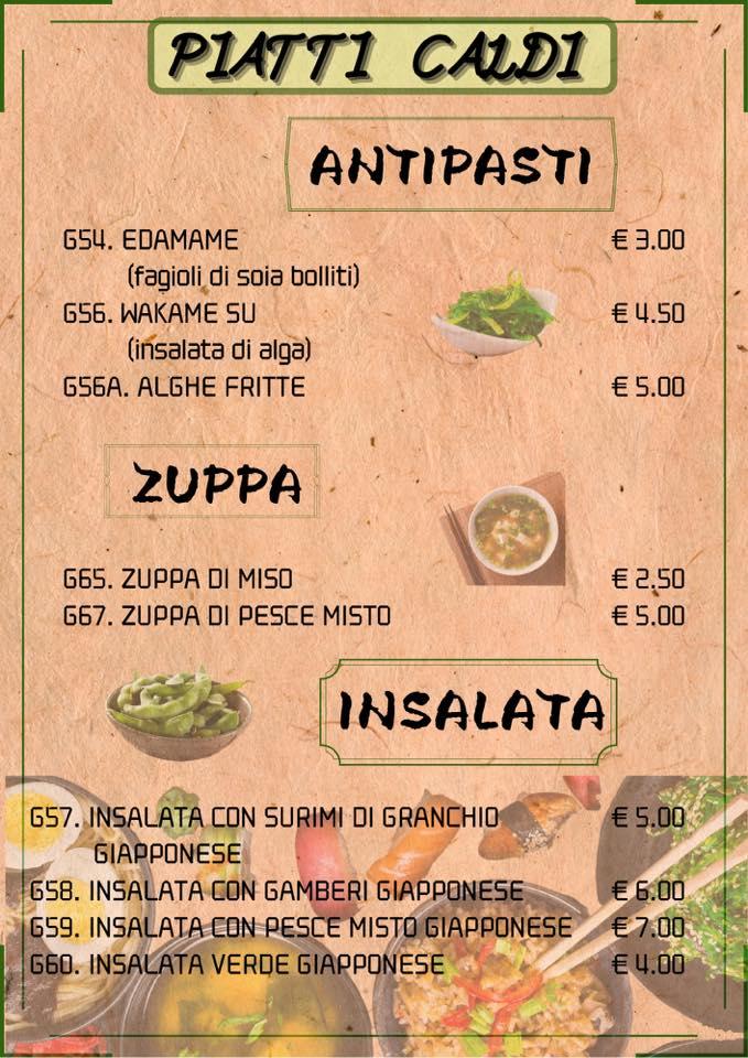 Menu da Ristorante Ruben, Bordighera