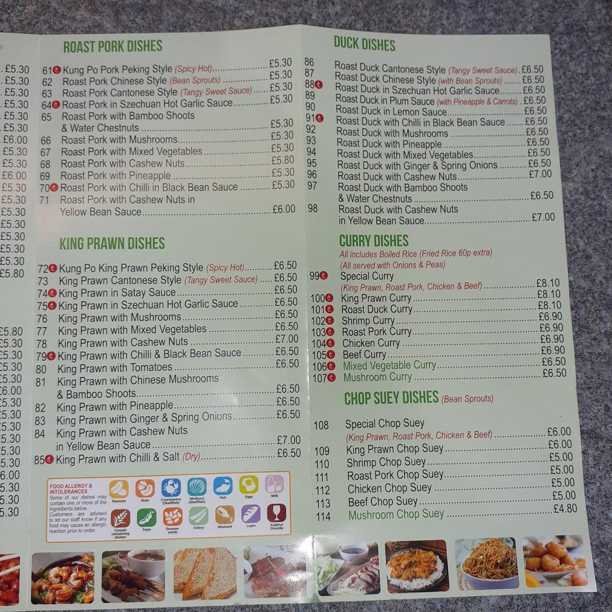 Menu at The Royal Taste Hockley fast food, Hockley