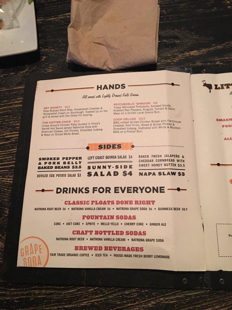 Menu at Burgatory pub & bar, Robinson Township