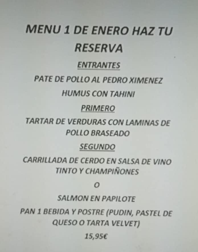 Menu at La parada pub & bar, Maracena, C. Escultor Alberto Sánchez