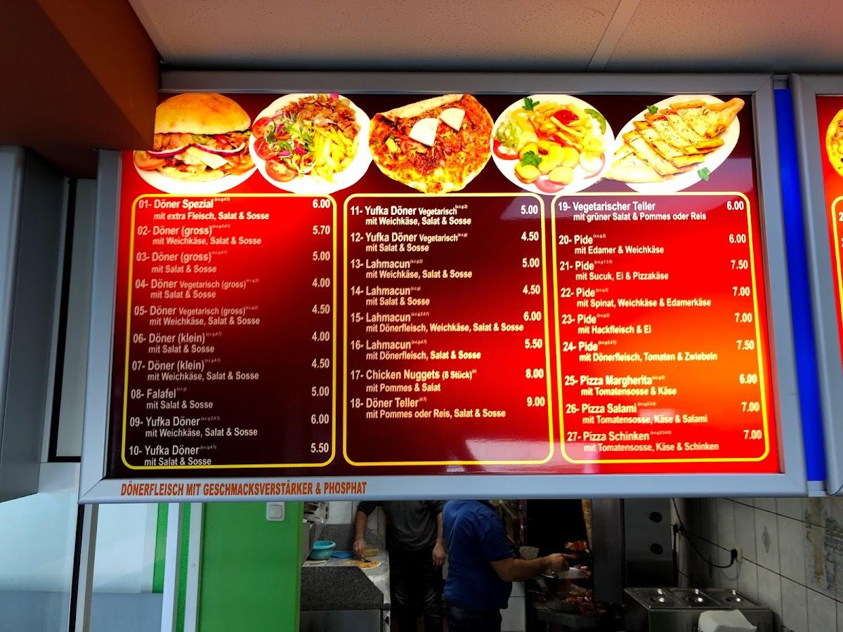 Carta del restaurante Abi Kebap Haus, Rodgau