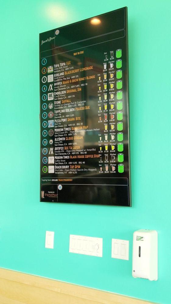 Menu at Board & Brew - La Habra pub & bar, La Habra