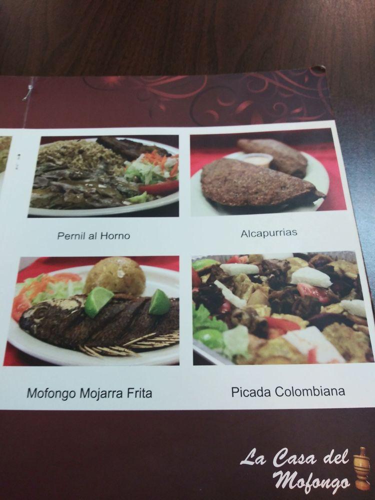 Menu at La Casa Del Mofongo restaurant, Houston, 125 E Edgebrook Dr suite c