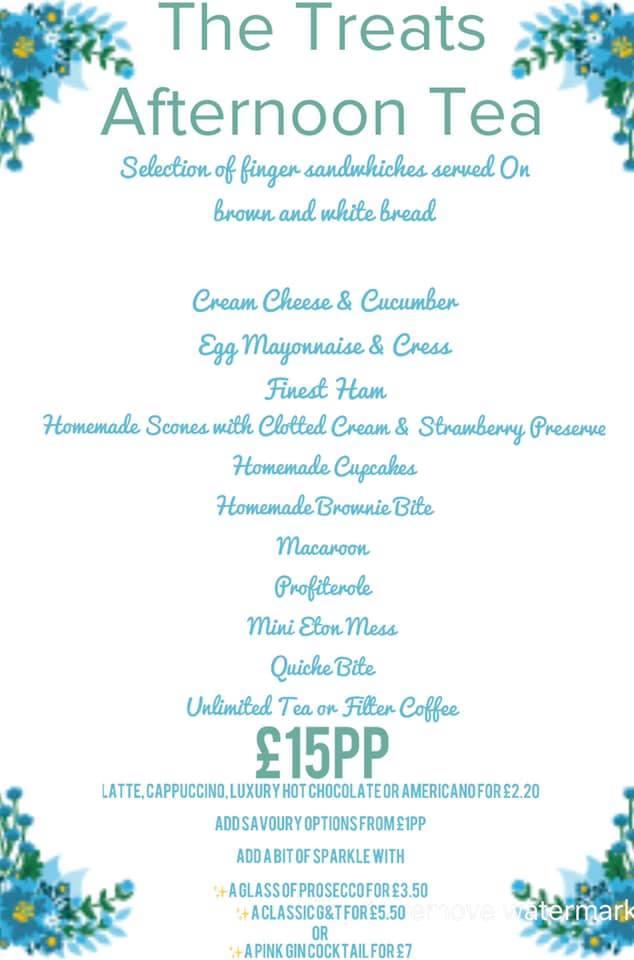 Menu at The Apple Tree restaurant, Gosfield
