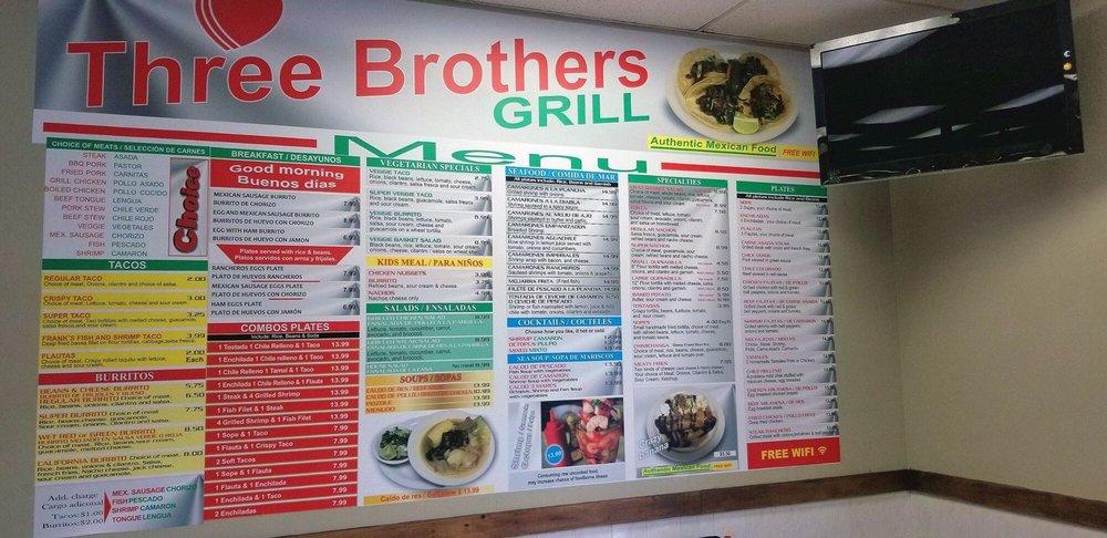 Three Brothers Grill in Pottstown - Restaurant menu and reviews