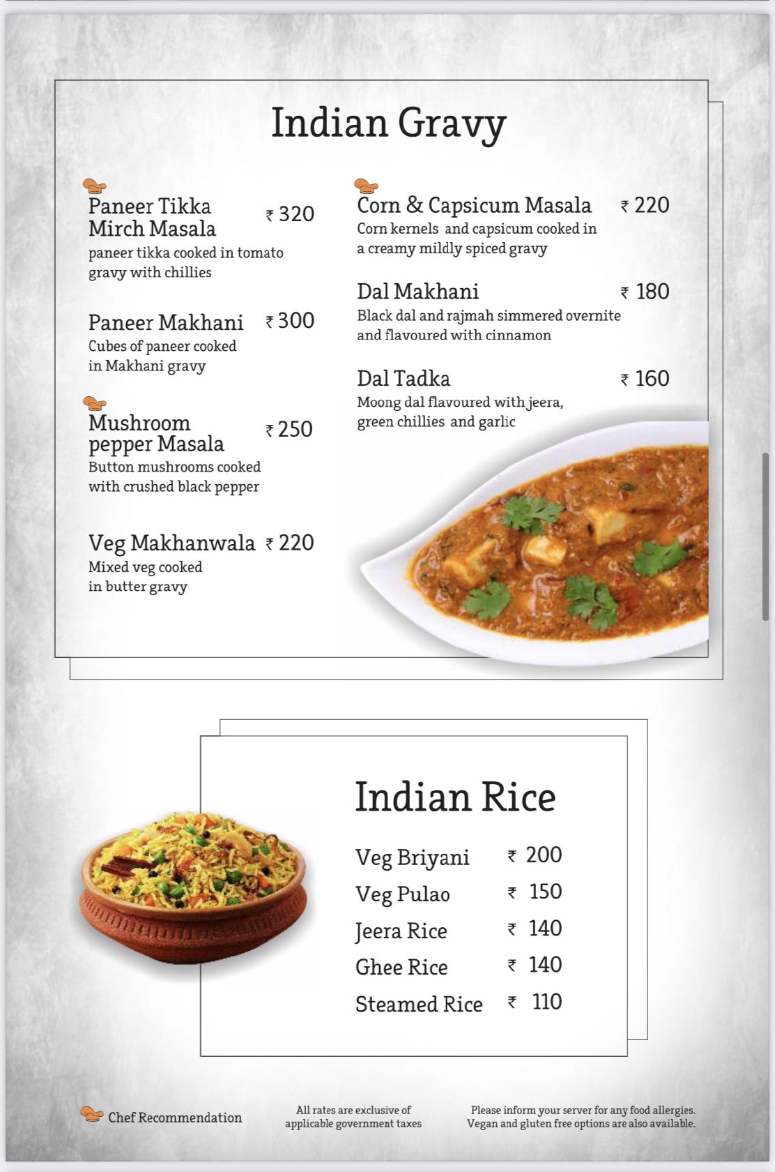 Menu at The Golden Palate ( Pure Vegetarian Restaurant ) - Hotel ...