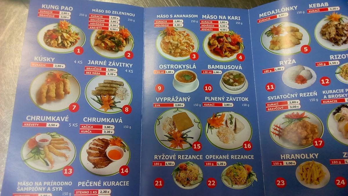 Menu at Ha noi fast food & restaurant, Liptovský Mikuláš