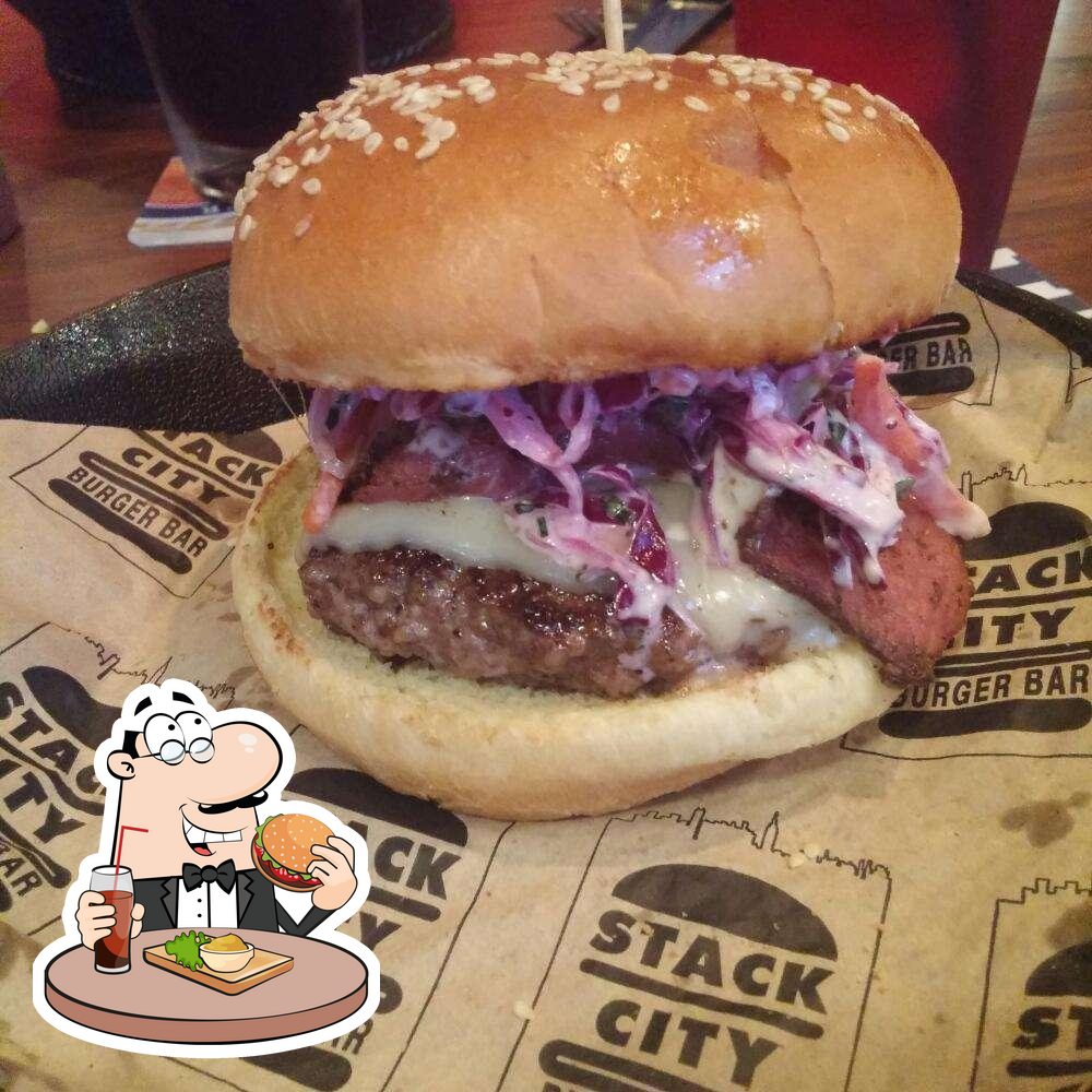Stack City Burger Bar, 600 N High St in Columbus - Restaurant menu and ...