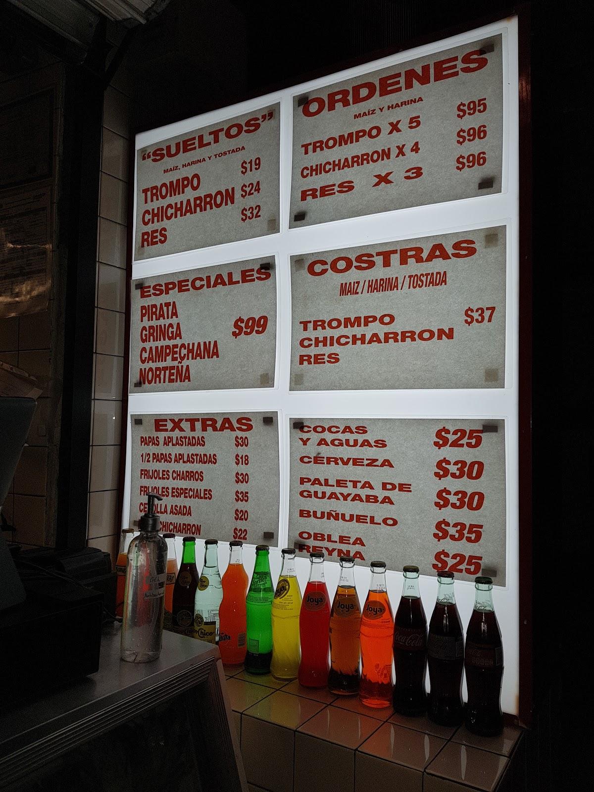 Carta del restaurante Taquería Orinoco ( San Jerónimo ), Monterrey, Av ...