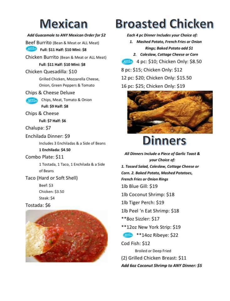 Menu at Harvard Tavern pub & bar, USA