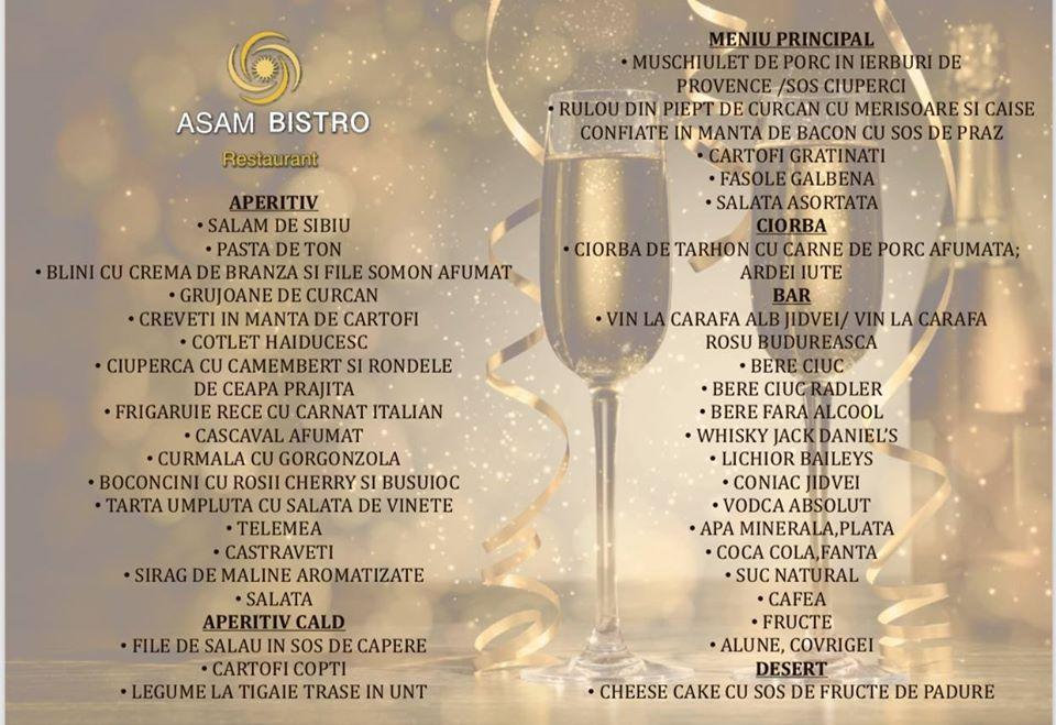 Menu at Asam Events, Mediaș