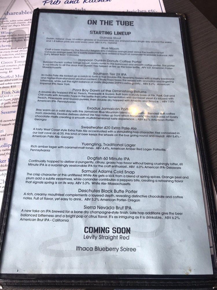 Menu at Station 101 Pub & Kitchen, DuBois, Bee Line Hwy