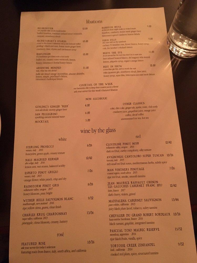 Menu at The Stables at Belmont pub & bar, Richmond