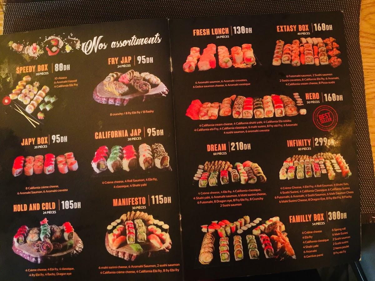 Carta del restaurante Foodoir jap, Casablanca