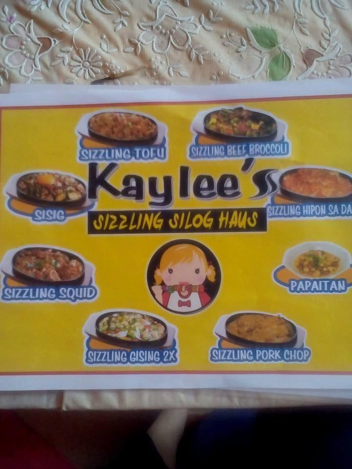 Menu at Kaylee's Sizzling SILOG HAUS steakhouse, Malolos