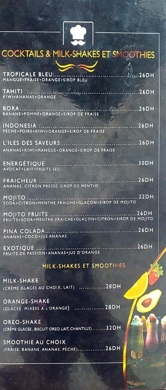 Carta de La Brioche : Café Glacier Boulangerie & Pizzeria, Uchda