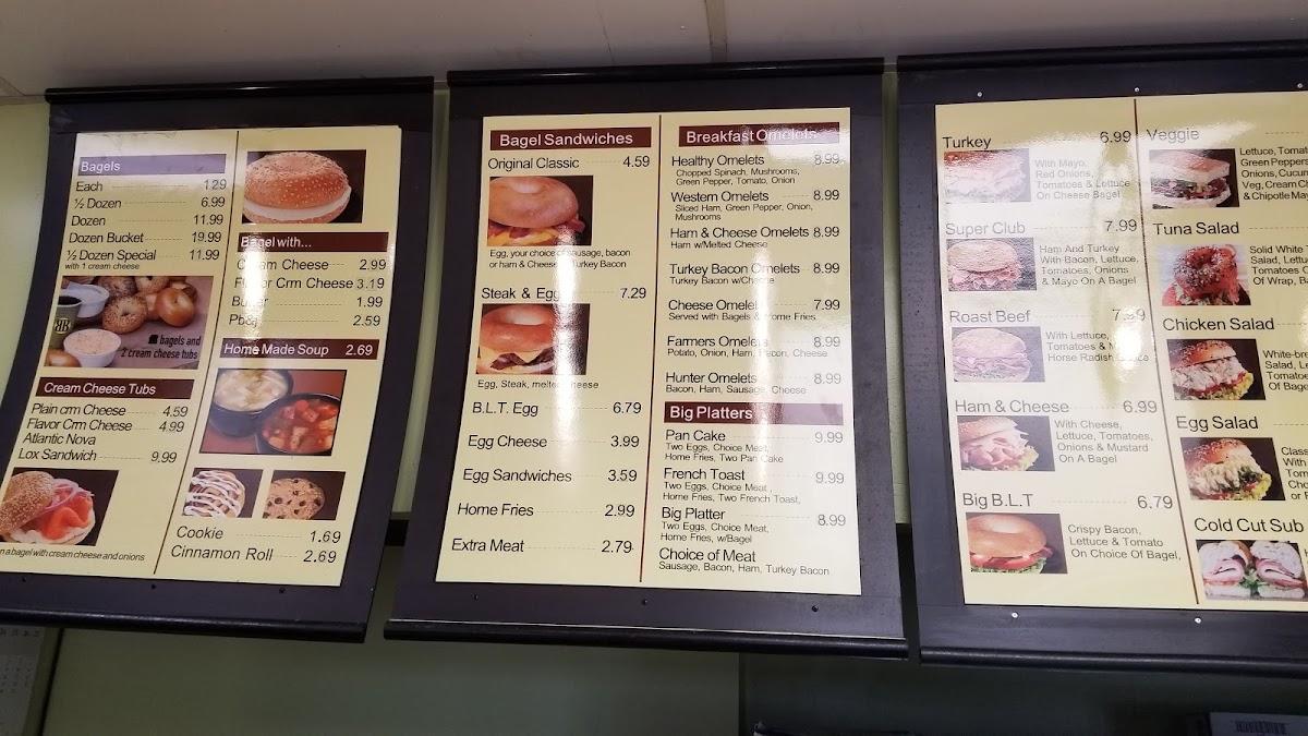 Menu at Botta Bing Bagel & Deli restaurant, Aquia Harbour