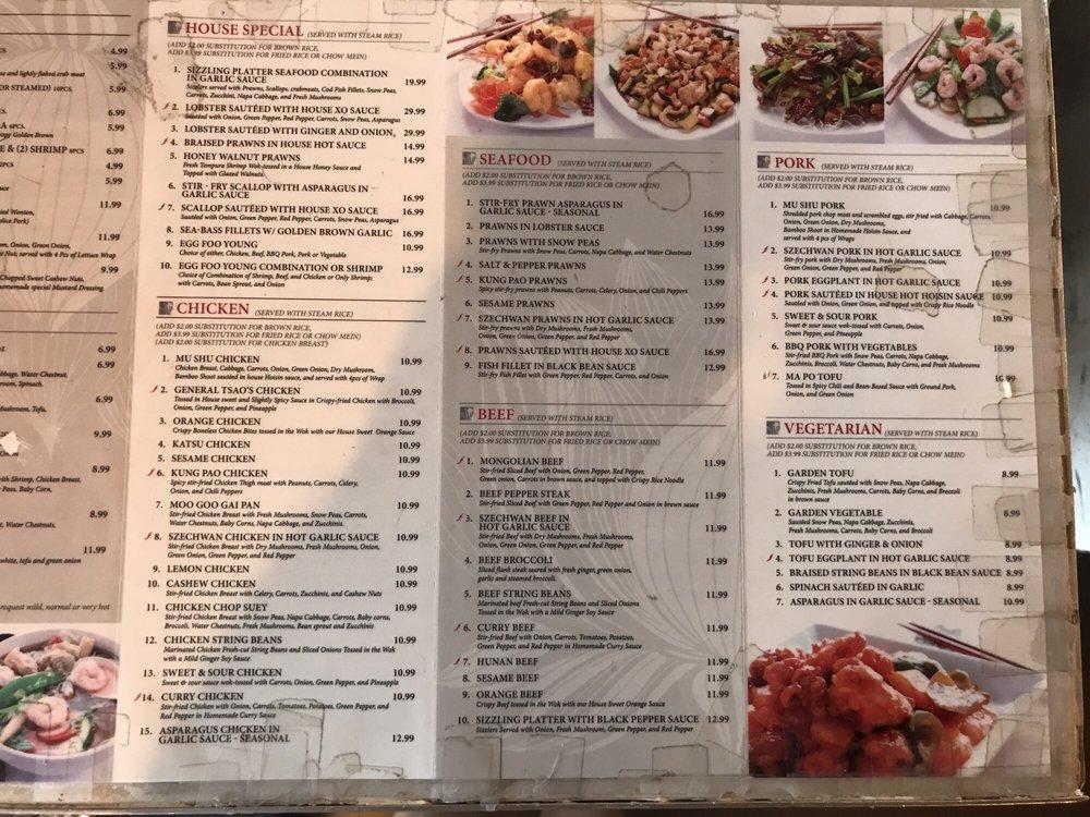 Menu at Chow Mein House restaurant, Las Vegas, W Charleston Blvd