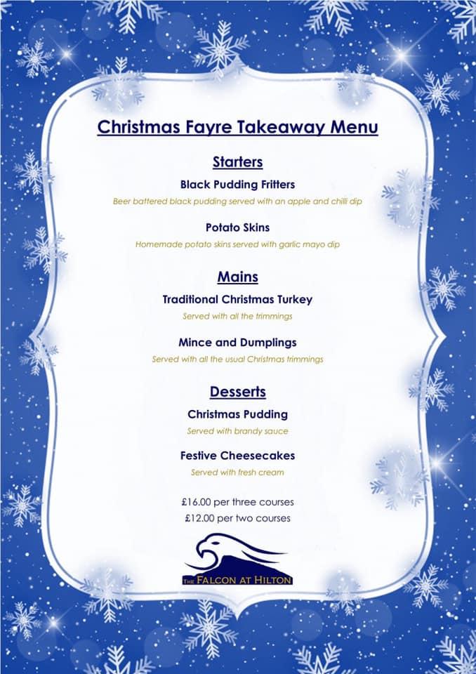 Menu at The Falcon at Hilton pub & bar, Thornaby