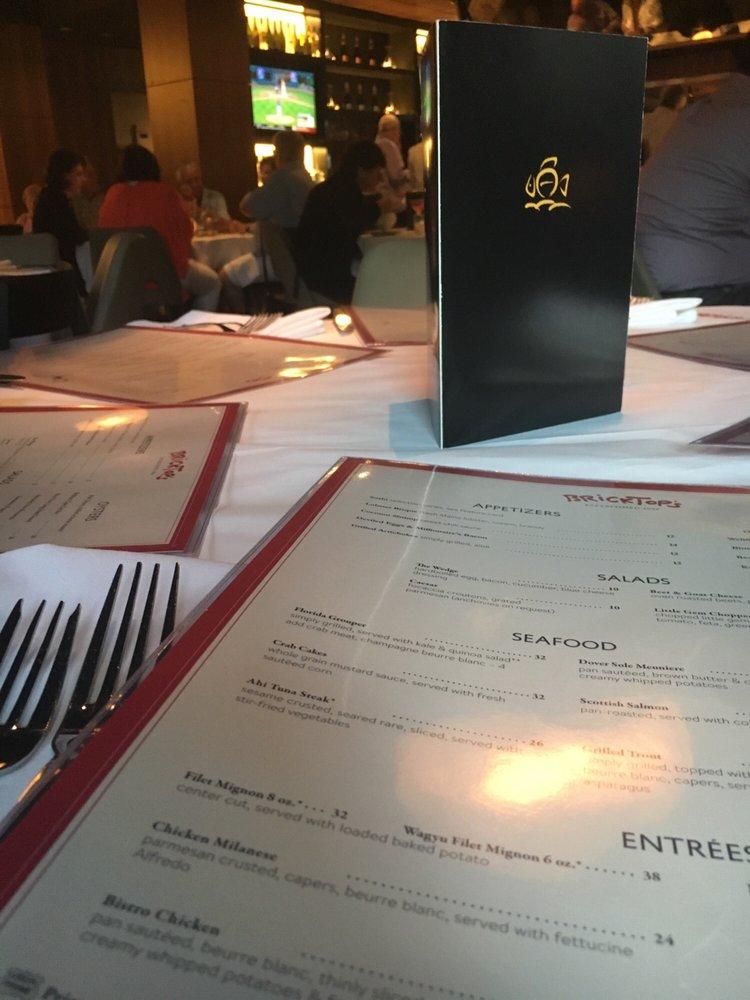 Menu at Bricktop's pub & bar, Birmingham