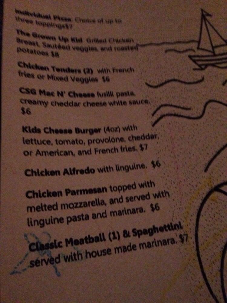 Menu at Center Square Grill pub & bar, East Longmeadow