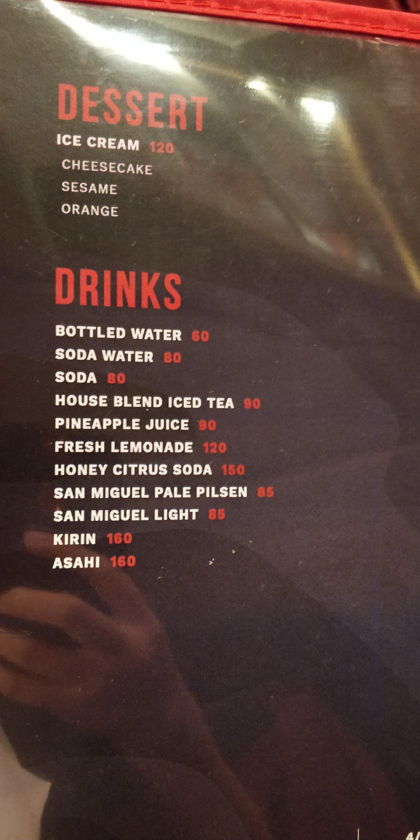 Menu at Kureji - Ali Mall restaurant, Quezon City, Ali Mall