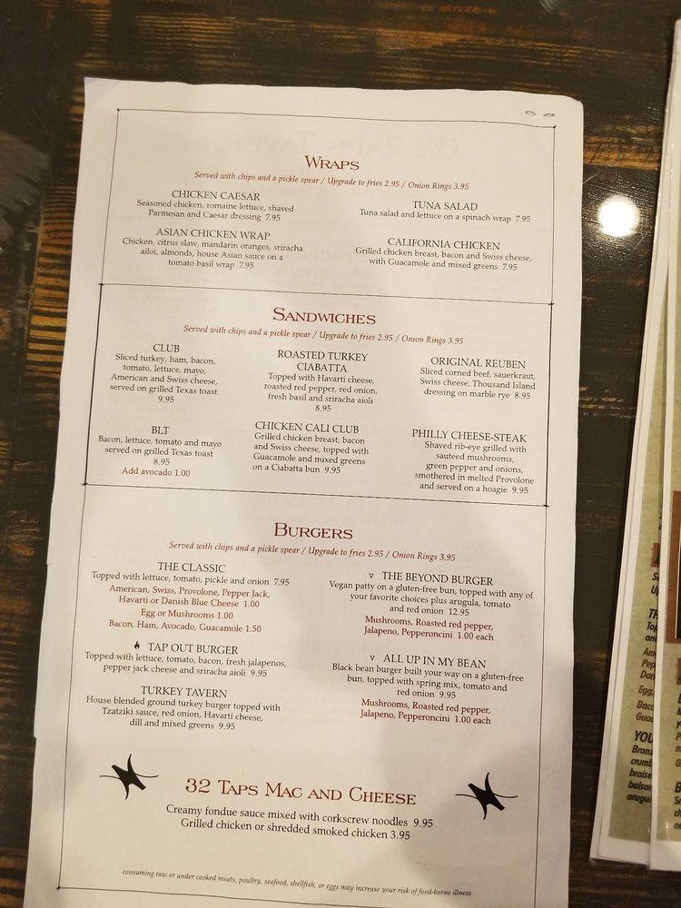 Menu at Grafton Tavern - Grafton Hall & Banquet Centers pub & bar, Carleton