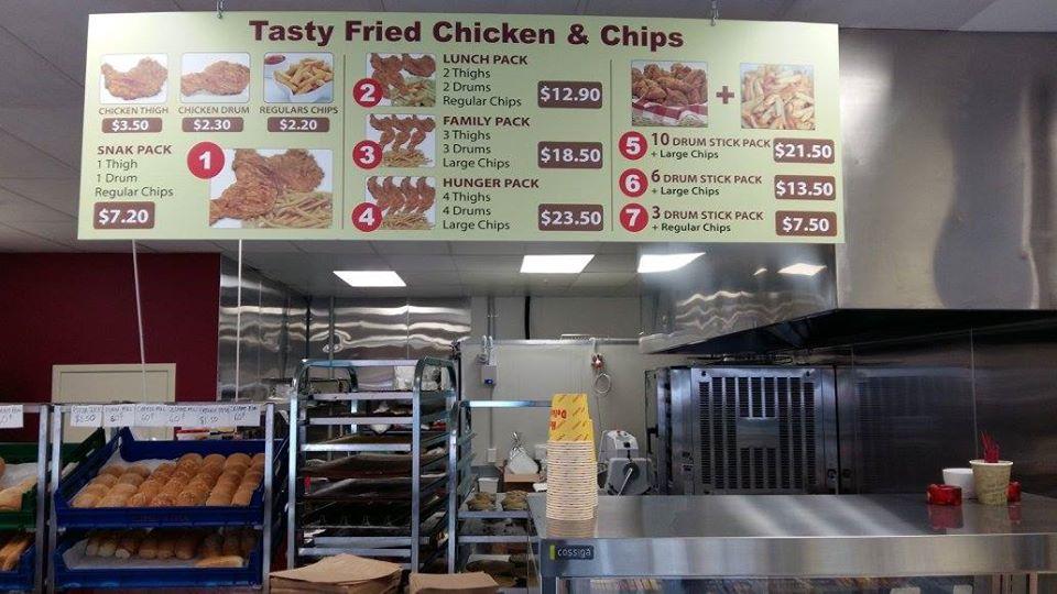 Menu at Best Bake Bakery, Auckland