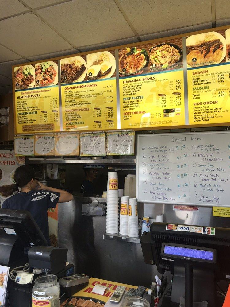 Menu at L&L Drive Inn BBQ, Lahaina, Lower Honoapiilani Rd Ste 4