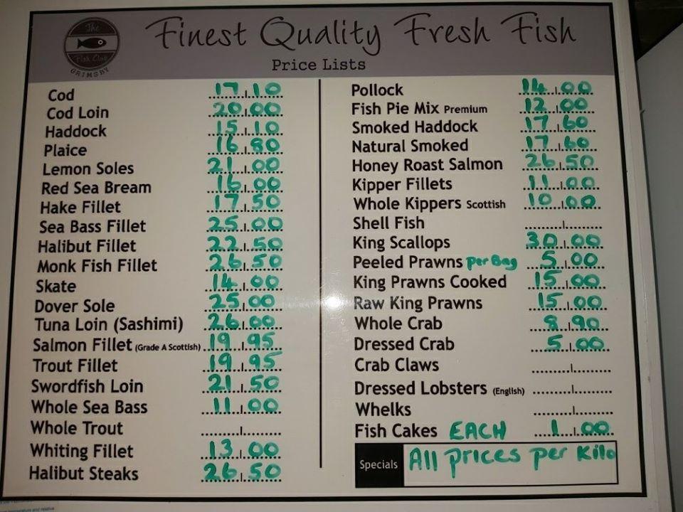 Menu at Ivy Farm restaurant, Kirton