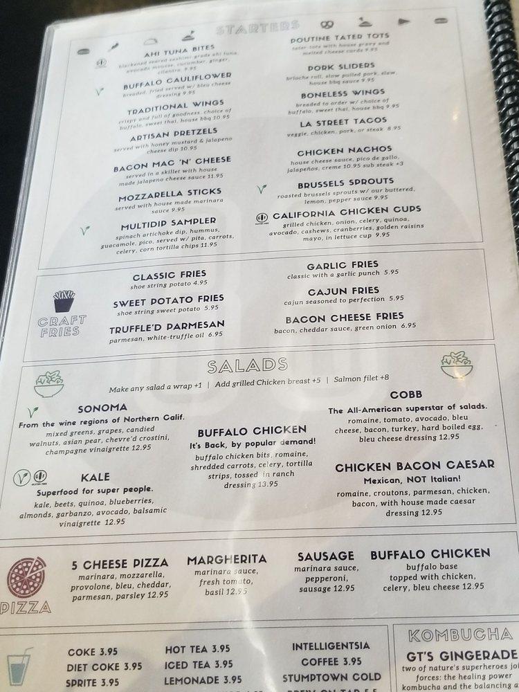 Menu at 33 Taps Silver Lake pub & bar, Los Angeles, Sunset Blvd