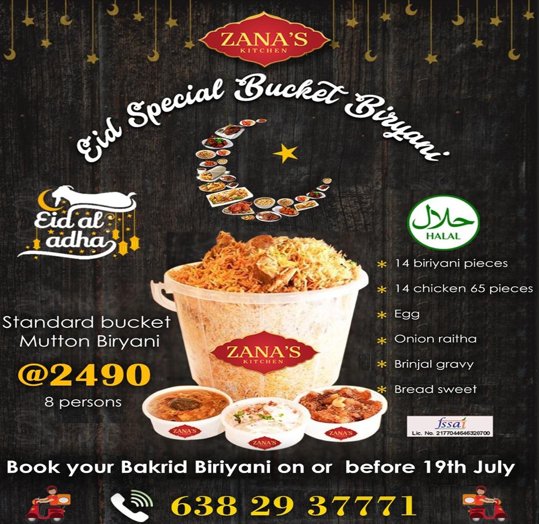 Menu at ZANA'S KITCHEN, Chennai