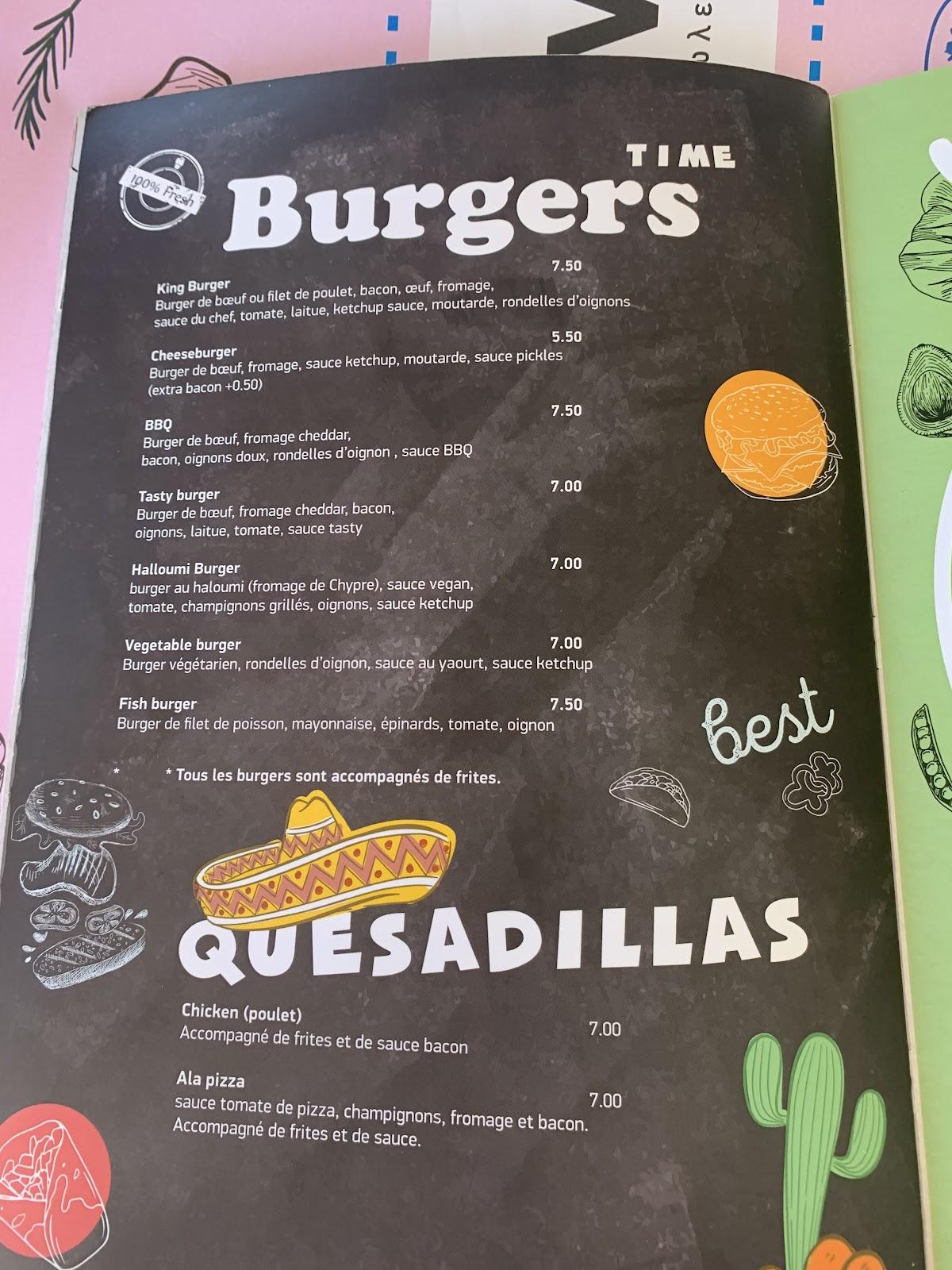 Menu at Yasouvlaki!, Naxos
