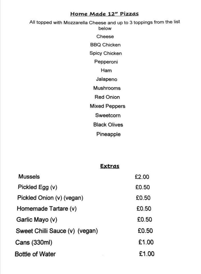 Menu at The Chippy Blairgowrie fast food, Blairgowrie