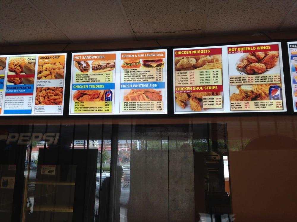 Menu at Nyc Fried Chicken & Grill restaurant, Washington