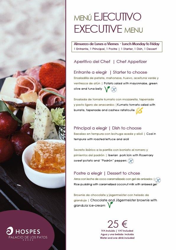 Menu at Restaurante Los Patos - Granada, Granada