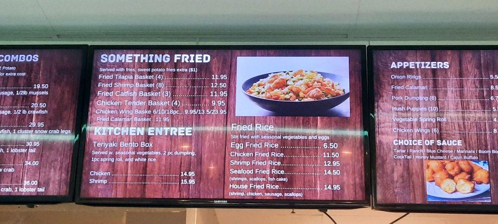 Menu at Osaka Hibachi Express restaurant, Apopka