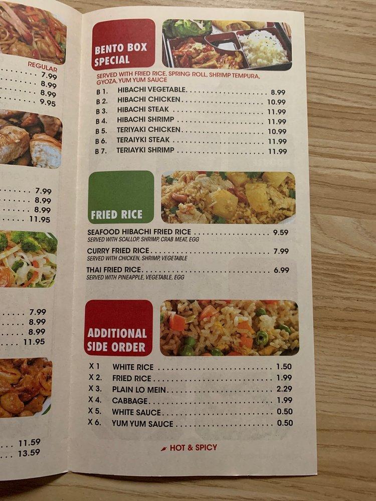Menu at Yoshi Express restaurant, Augusta, Windsor Spring Rd suite 12