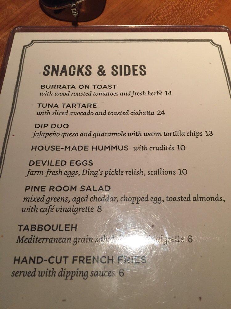 Menu at The Honor Bar, Palm Beach