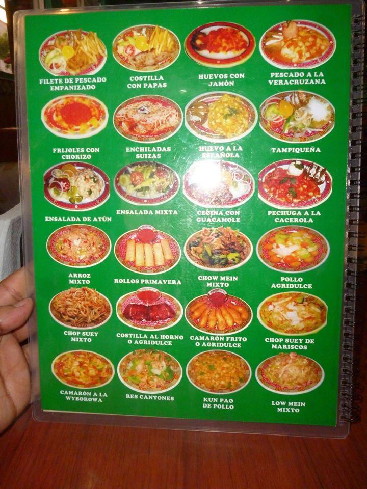 Menu at restaurante loon chly, Naucalpan, Avenida Lomas Verdes 45