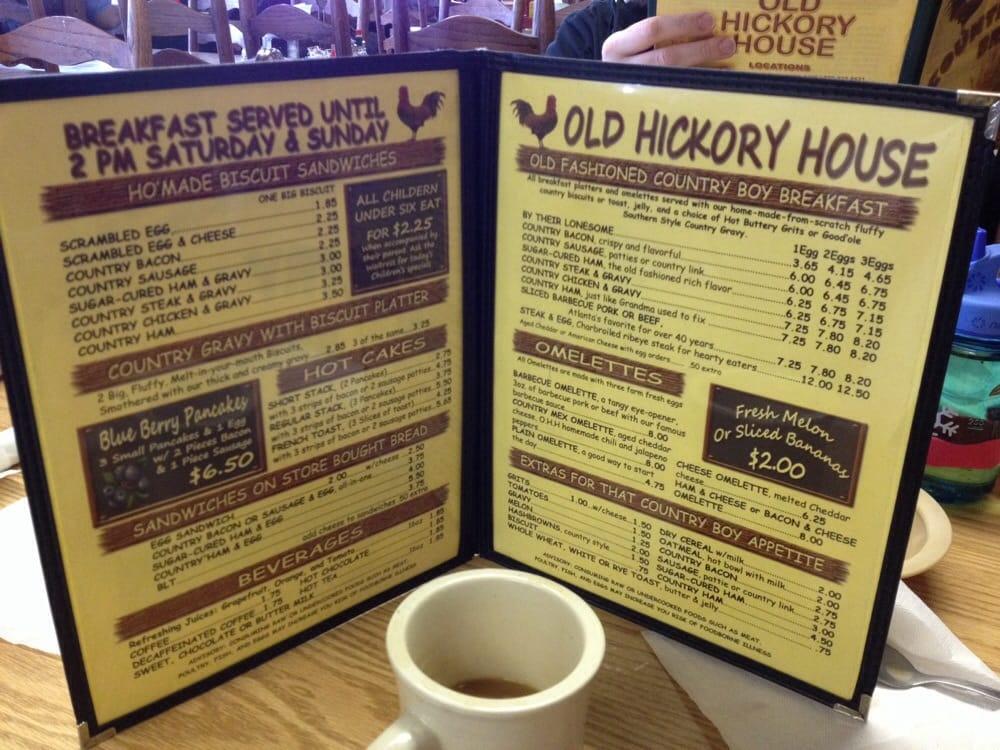 Menu at Old Hickory House BBQ, Tucker, Northlake Pkwy