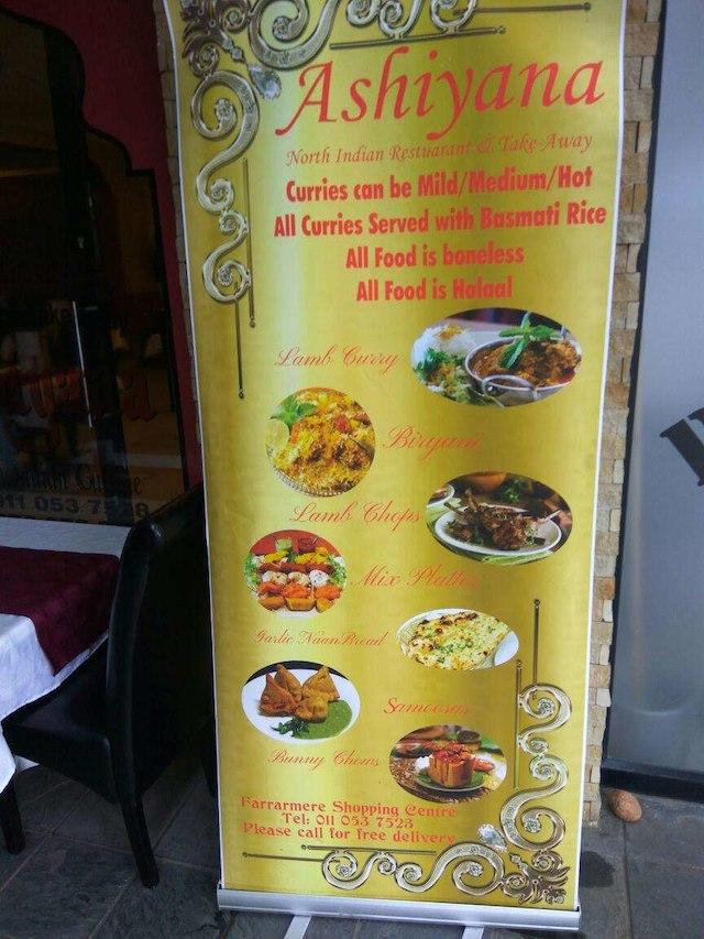 Menu at Rasam Tandoori Indian Restaurant Benoni, Benoni