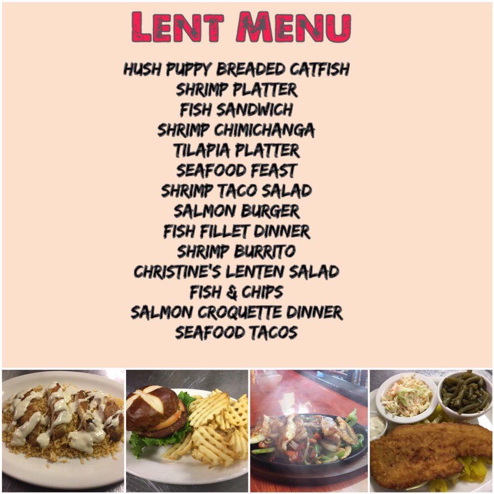 Menu at Christine's Casual Dining restaurant, Cincinnati
