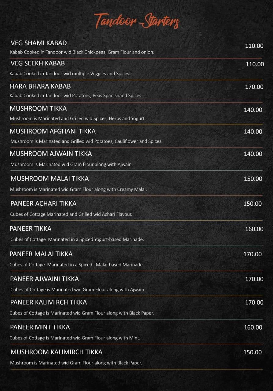 Menu at Hotel Smart and Banquet Hall, Orai