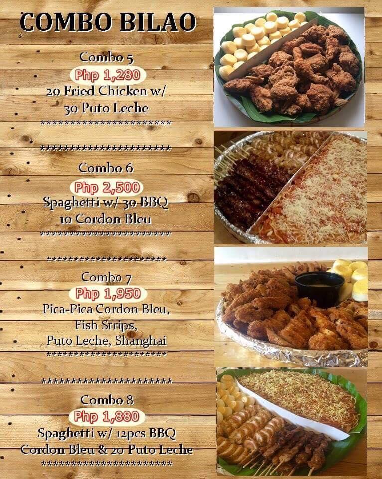 Menu at Mama Botz Food House restaurant, Olongapo