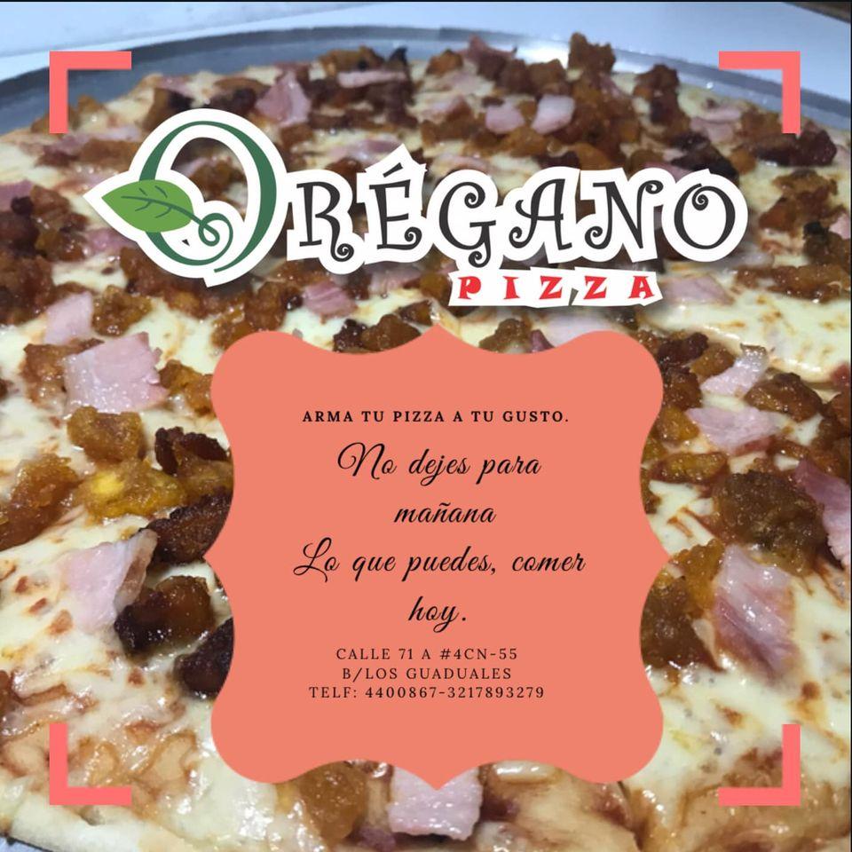Menu at Oregano Pizza restaurant, Cali