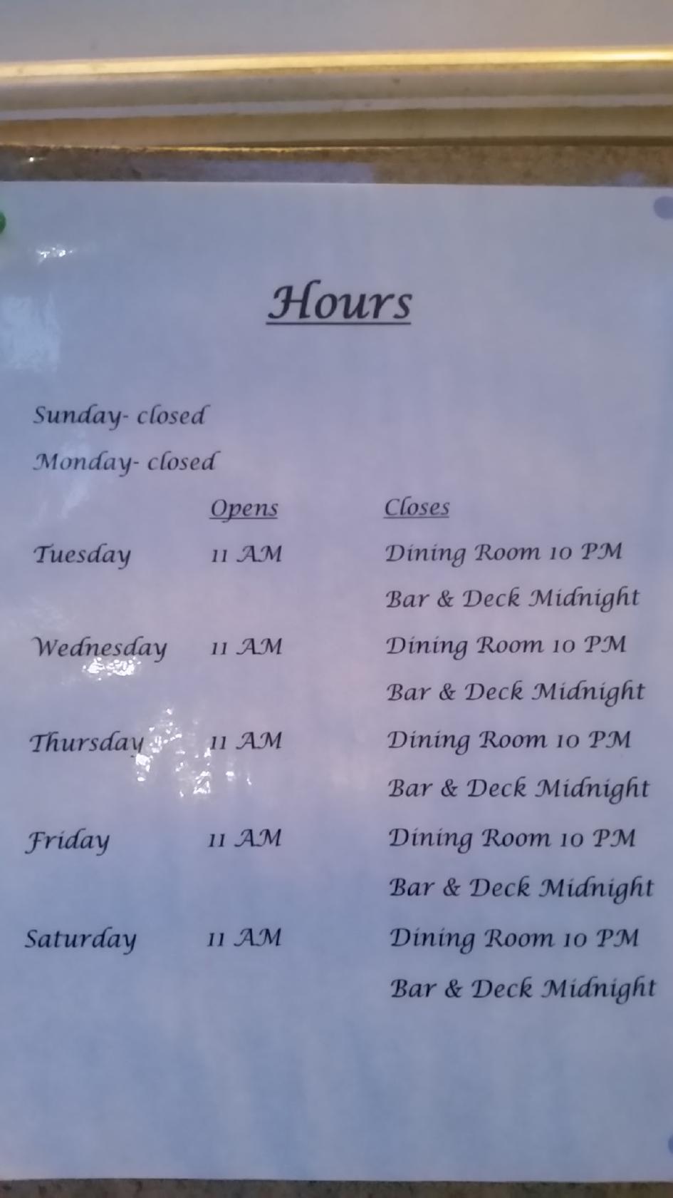 Menu at THE 406 pub & bar, Live Oak