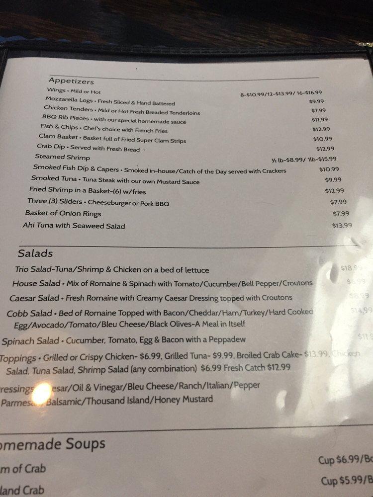 Menu at Full Moon Saloon BBQ, Ocean City